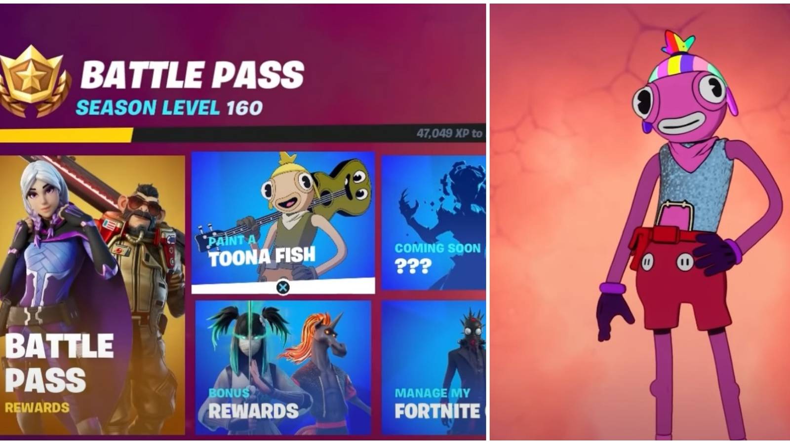 How To Unlock All Bonus Toona Fish Character Styles In Fortnite