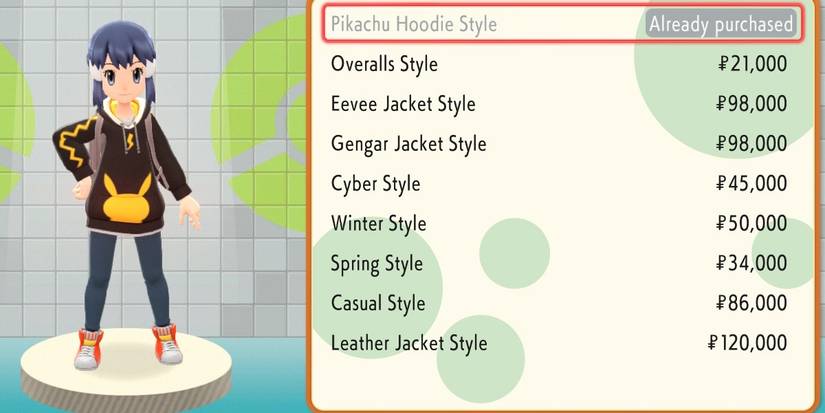 Pokemon BDSP: How To Change Your Outfit
