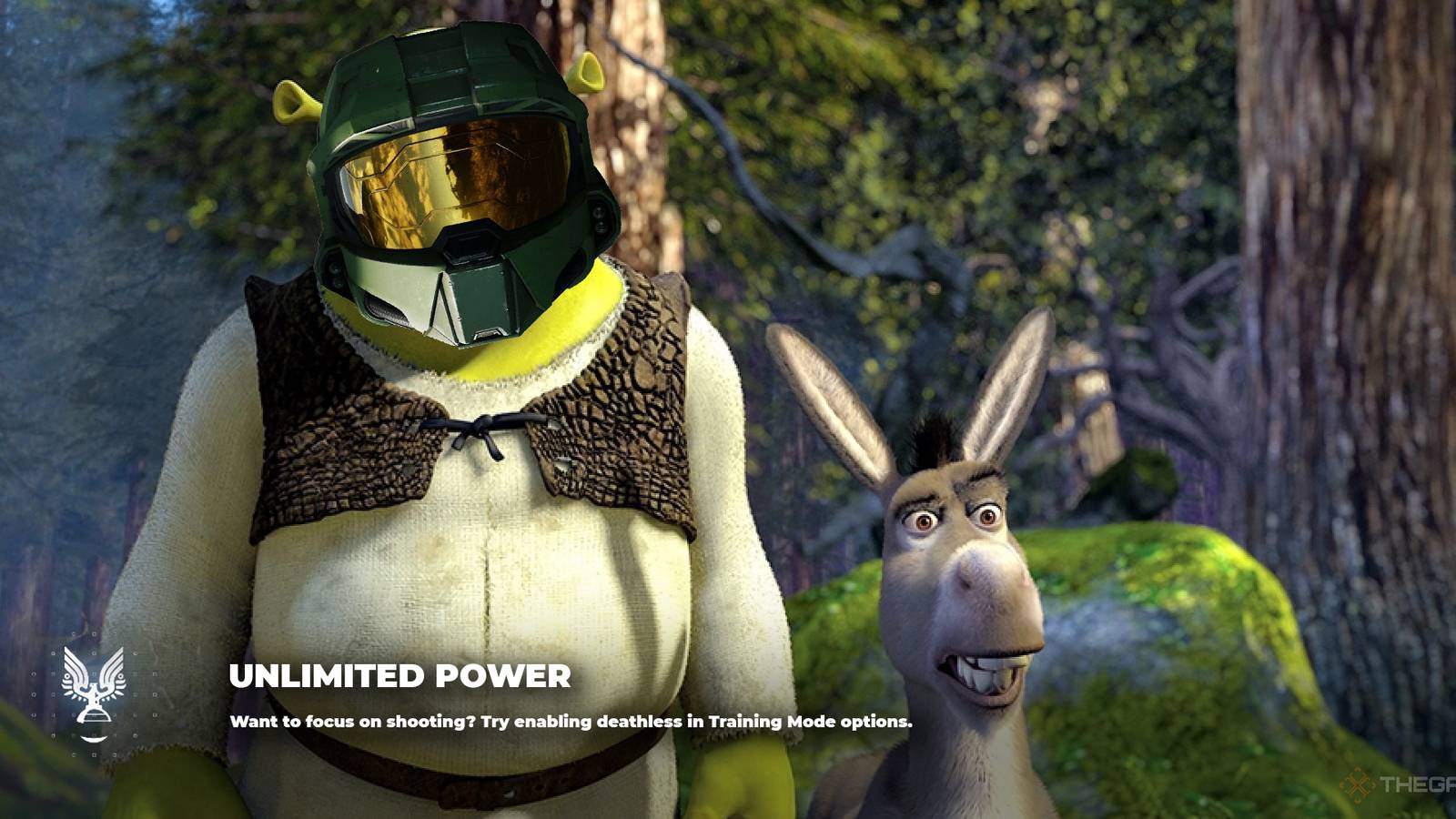 Halo Infinite Player Swaps Loading Screen For Shrek Video