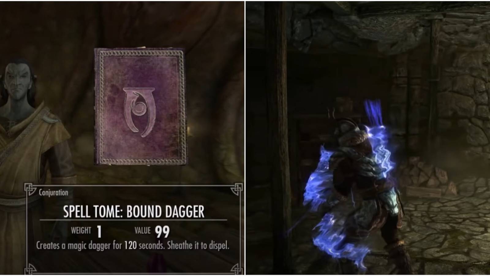 skyrim magic bow spell