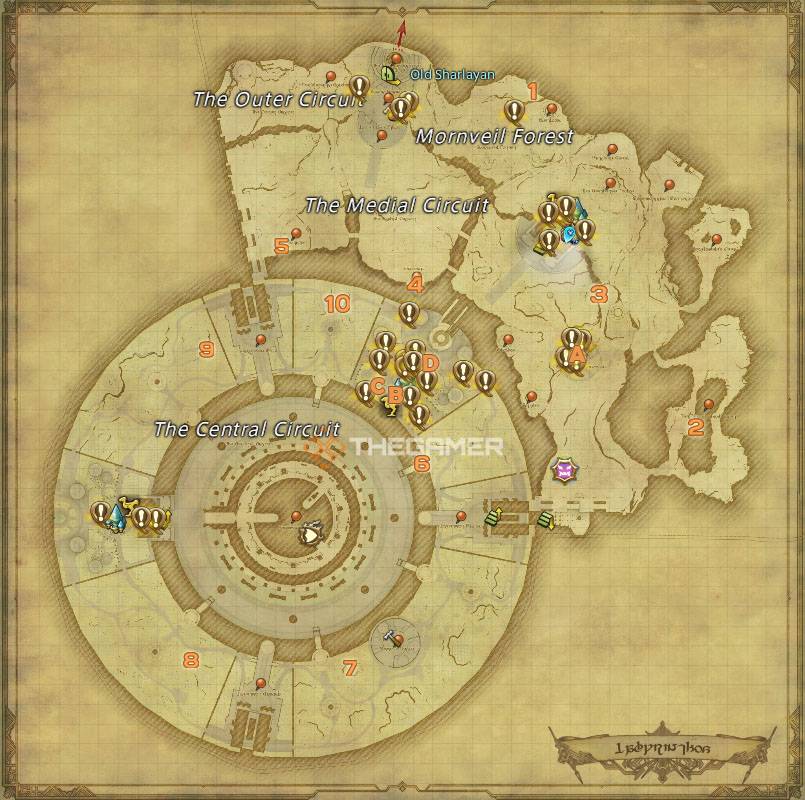 Every Labyrinthos Aether Current Location In FFXIV: Endwalker