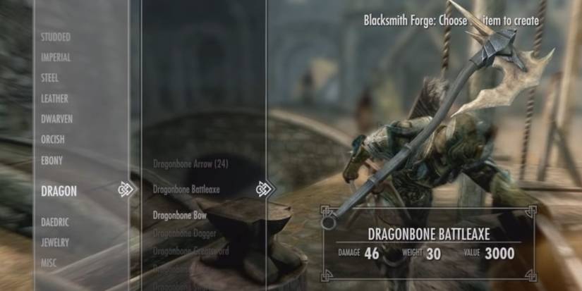 dragonbone battleaxe
