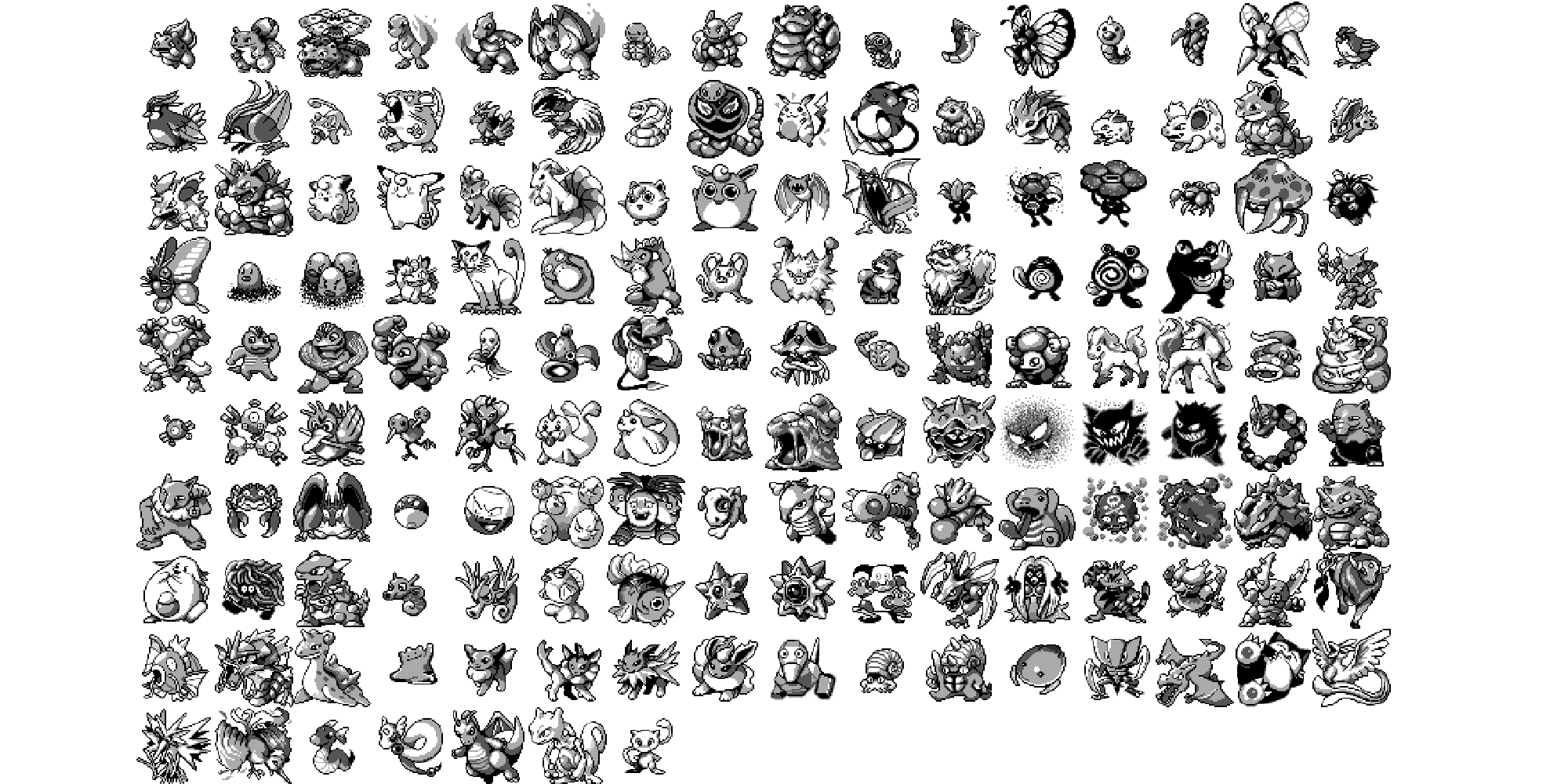 Sprites Pokémon Unys