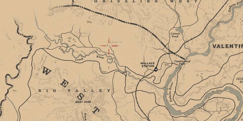 The Location Of The Watson's Cabin In RDR2