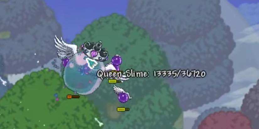 How To Summon And Defeat The Queen Slime Boss In Terraria