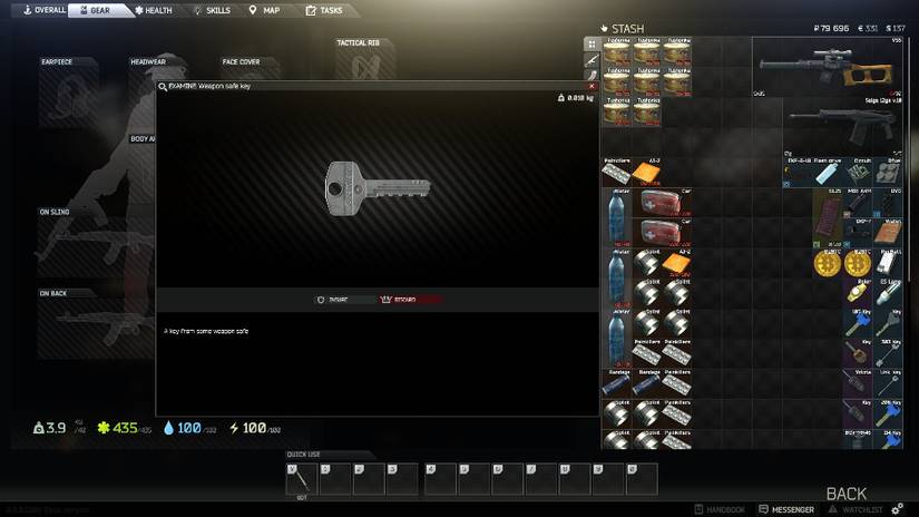 Escape From Tarkov: What Is The Weapon Safe Key For?