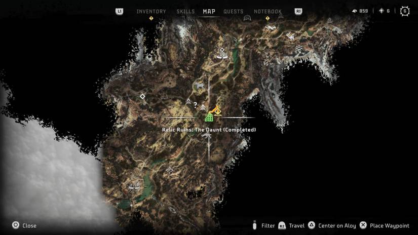 HFW: All Relic Ruins Walkthrough