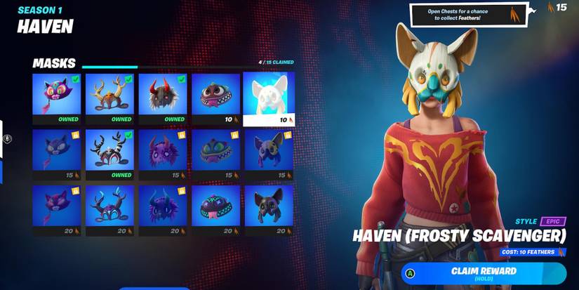 How To Get All Haven's Masks In Fortnite