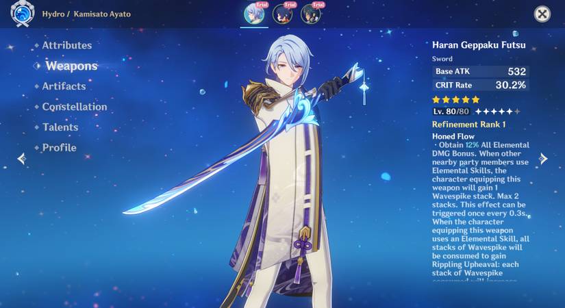Best Build For Kamisato Ayato In Genshin Impact