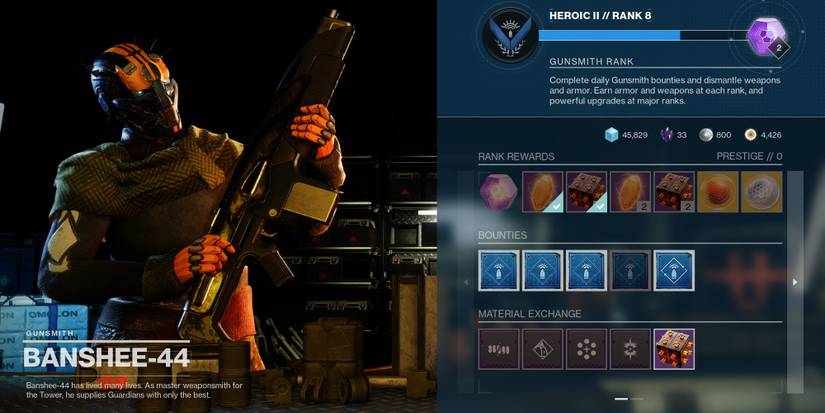 How To Increase Your Gunsmith Rank In Destiny 2