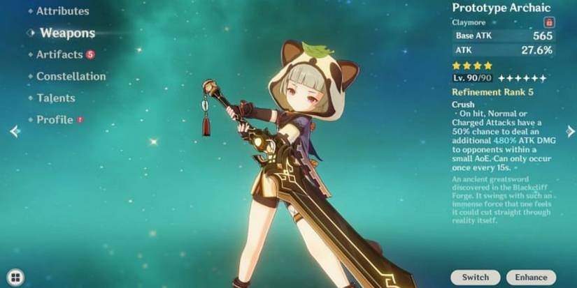 Genshin Impact: Best Weapons For Sayu