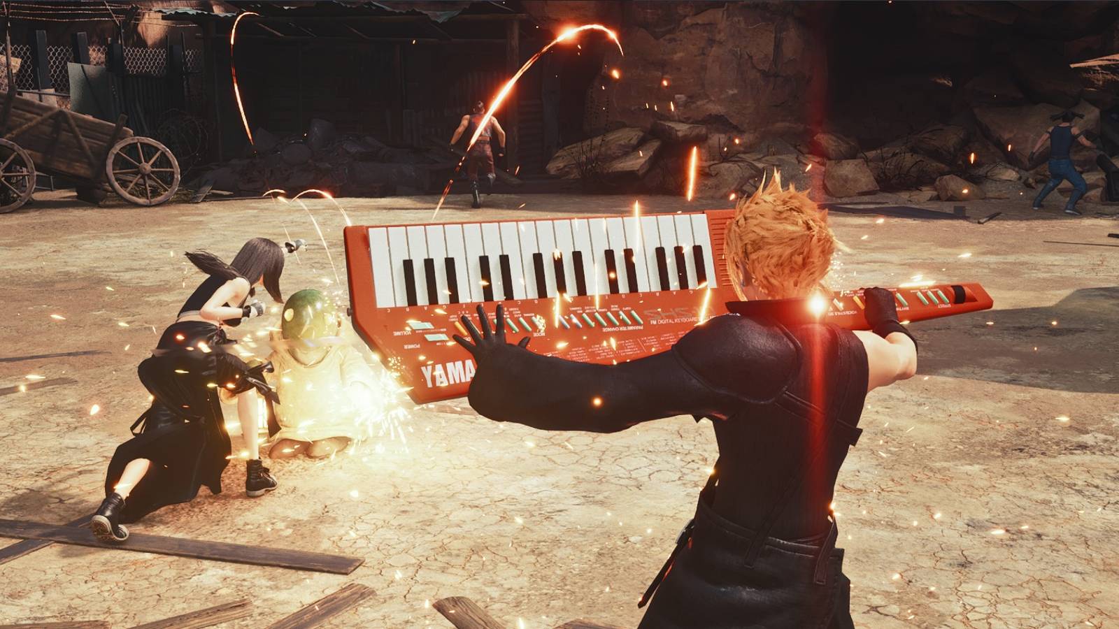 Cloud Gets A Keytar Sword Thanks To This Final Fantasy 7 Remake Mod