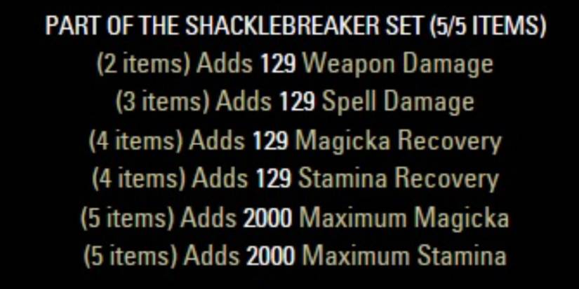 Elder Scrolls Online: Best Crafted Sets