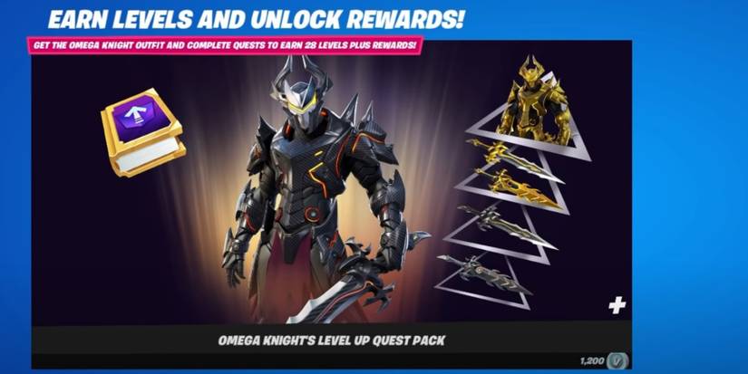 How The Omega Knight's Level Up Quest Pack Works In Fortnite