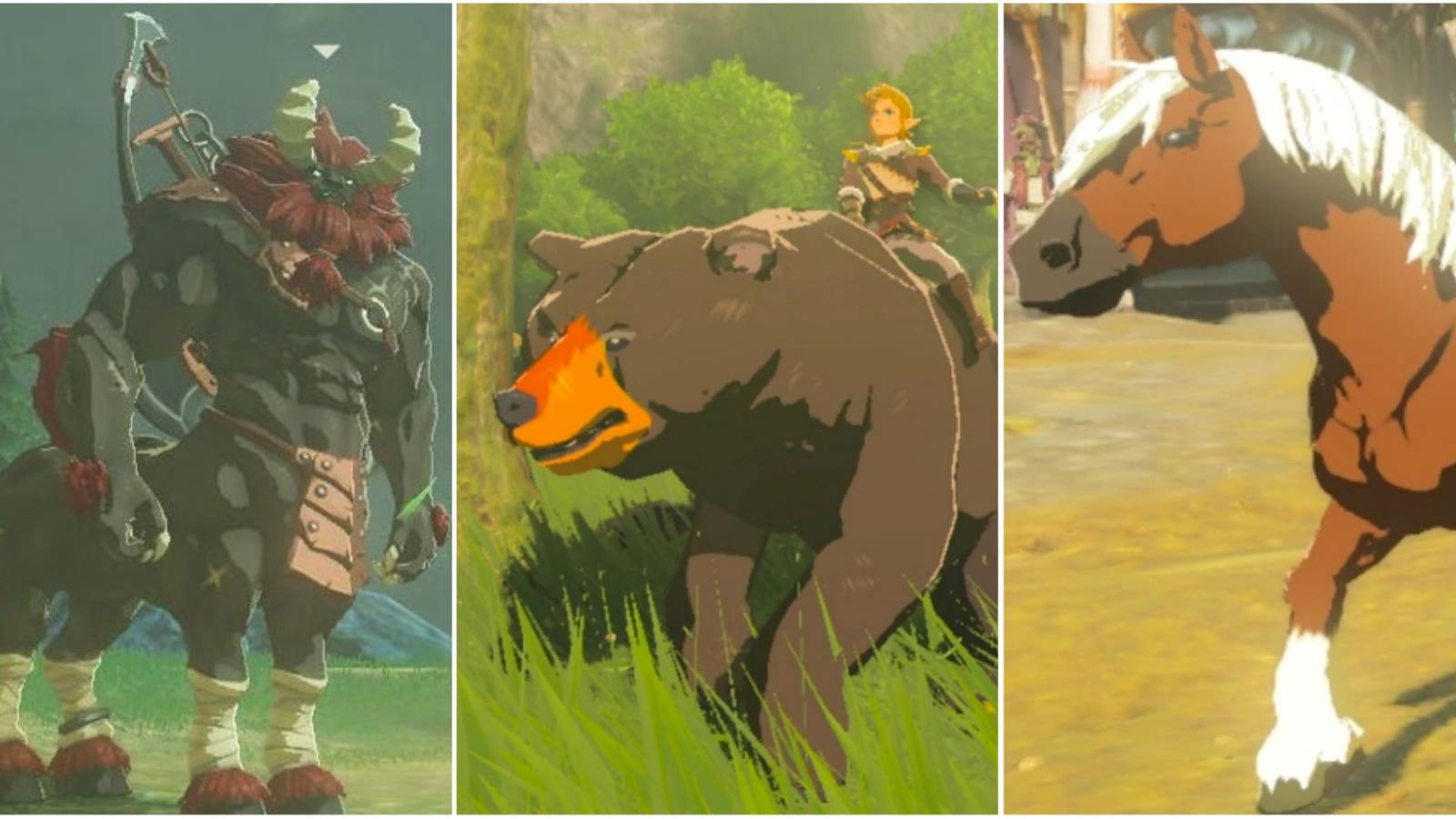 Zelda: BotW - Every Creature You Can Ride