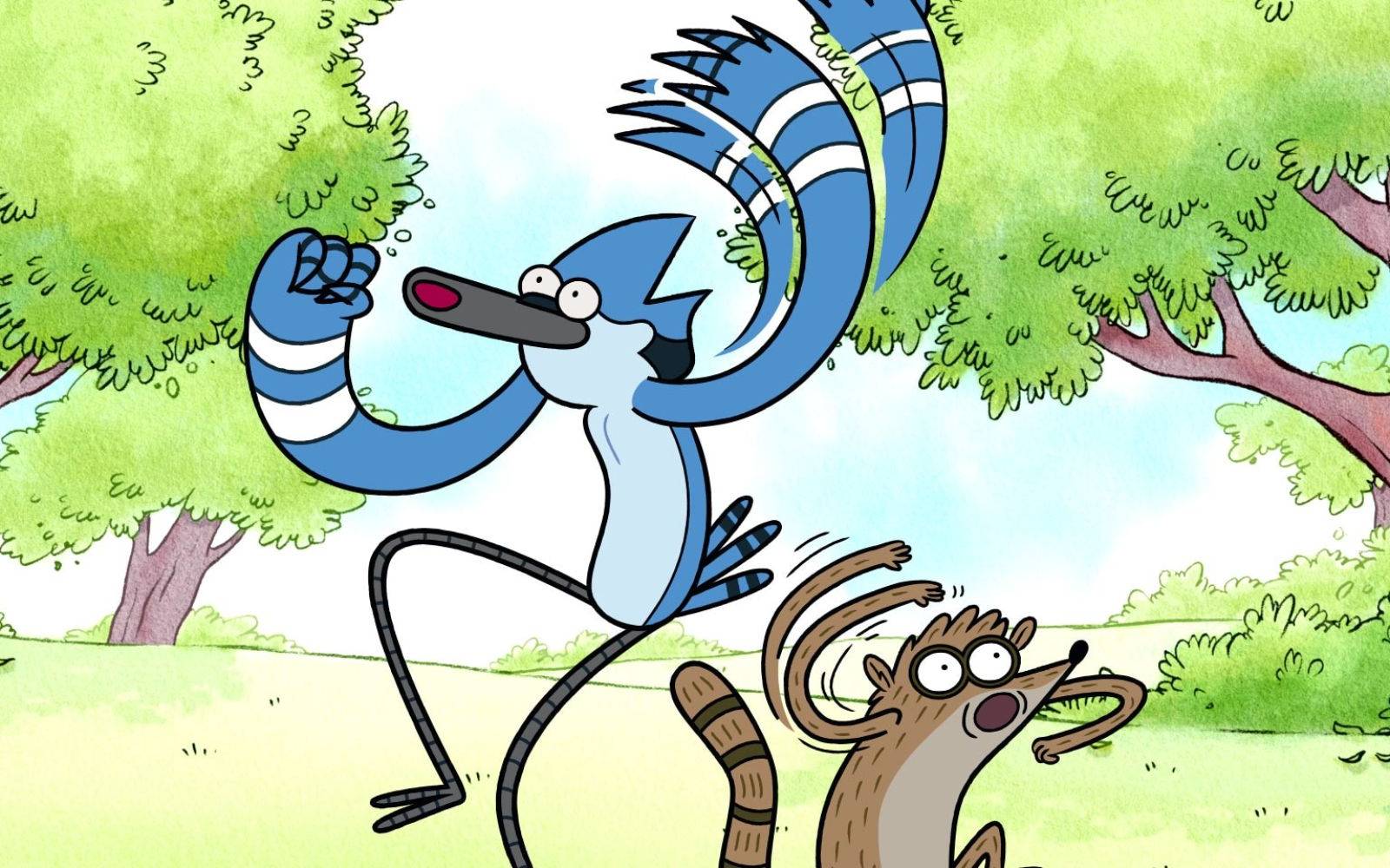 Mordecai Og Rigby Tegninger