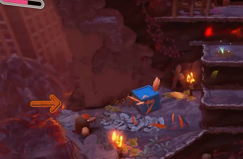 Fiery Forbidden Lands Secret Passage Location In Kirby And The ...