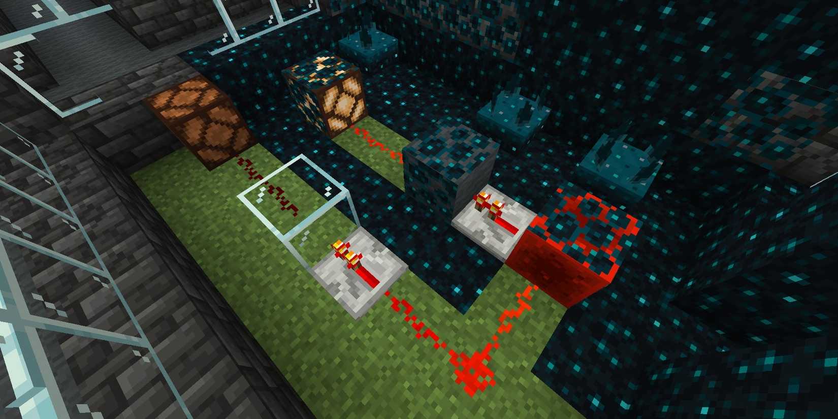 How To Open The Redstone Door In Ancient Cities In Minecraft.