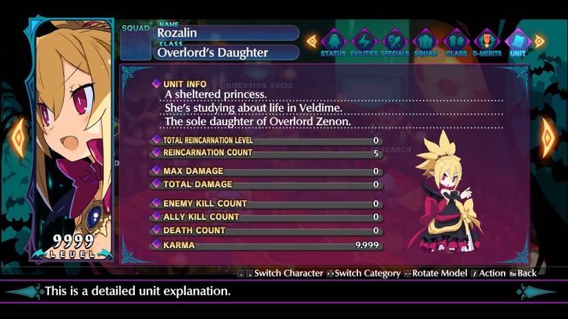 Rozalin Character Guide For Disgaea 6