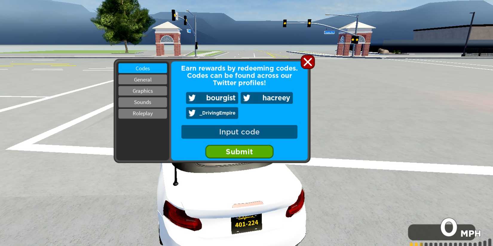 Driving Empire Codes - Roblox
