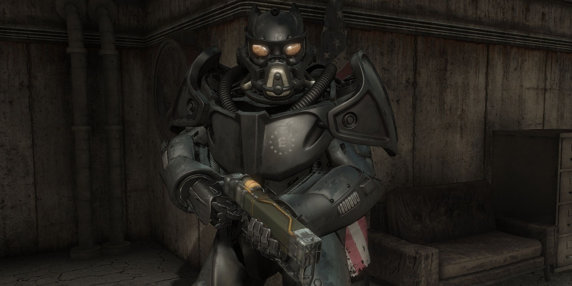 Fallout 4 Enclave Armor Mod Adds Enclave Remnants Power Armor In