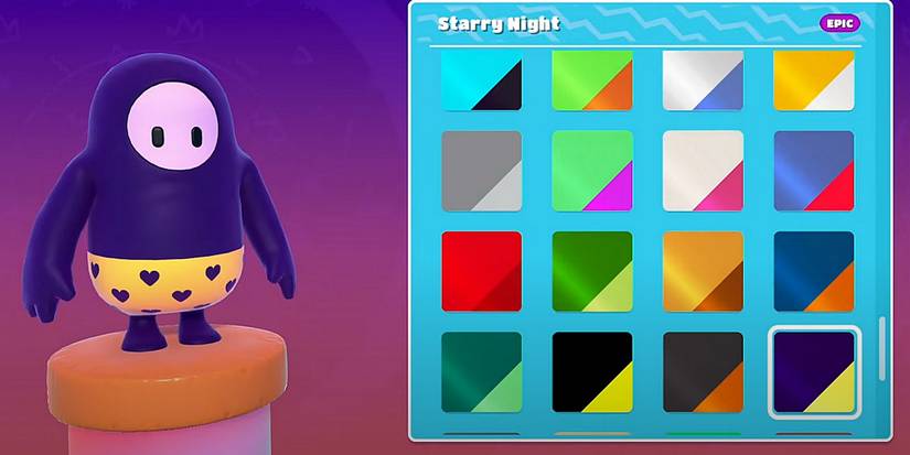 fall guys colour challenge