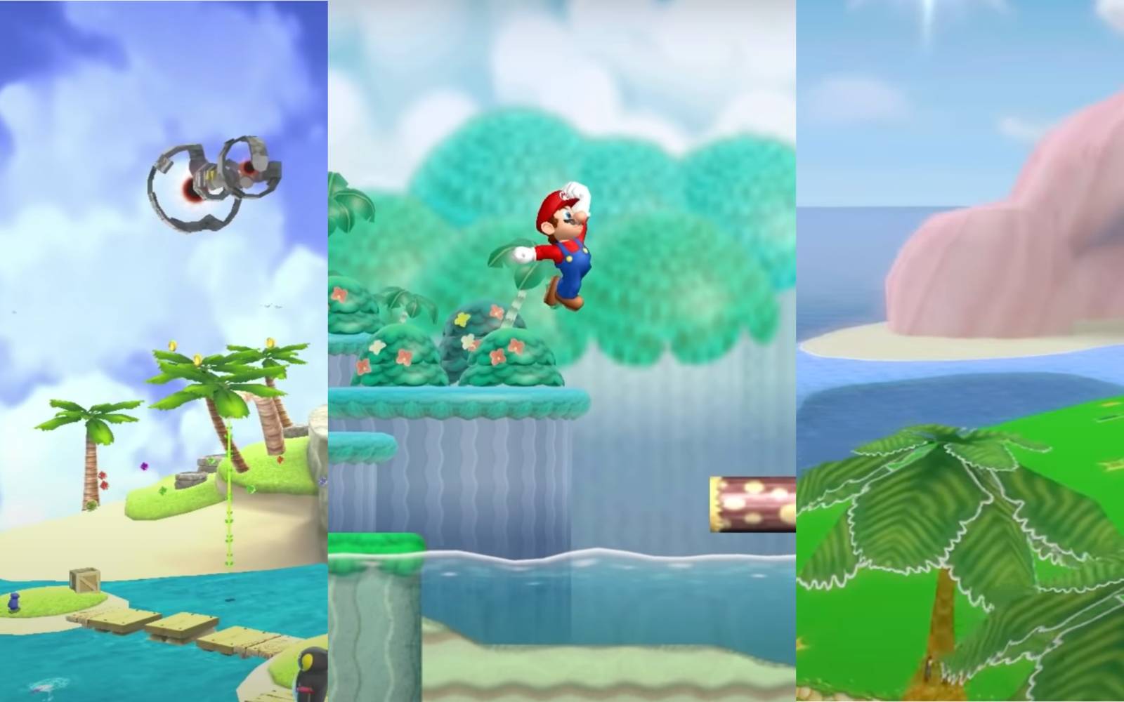 Super Mario Sunset Beach Rainbow Road | Mario Kart Super Circuit Wiki