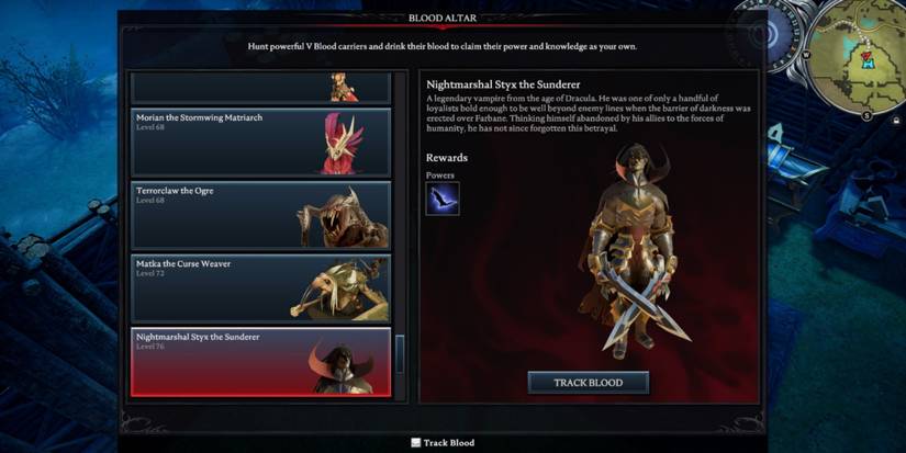 Nightmarshal Styx The Sunderer Boss Location Guide V Rising