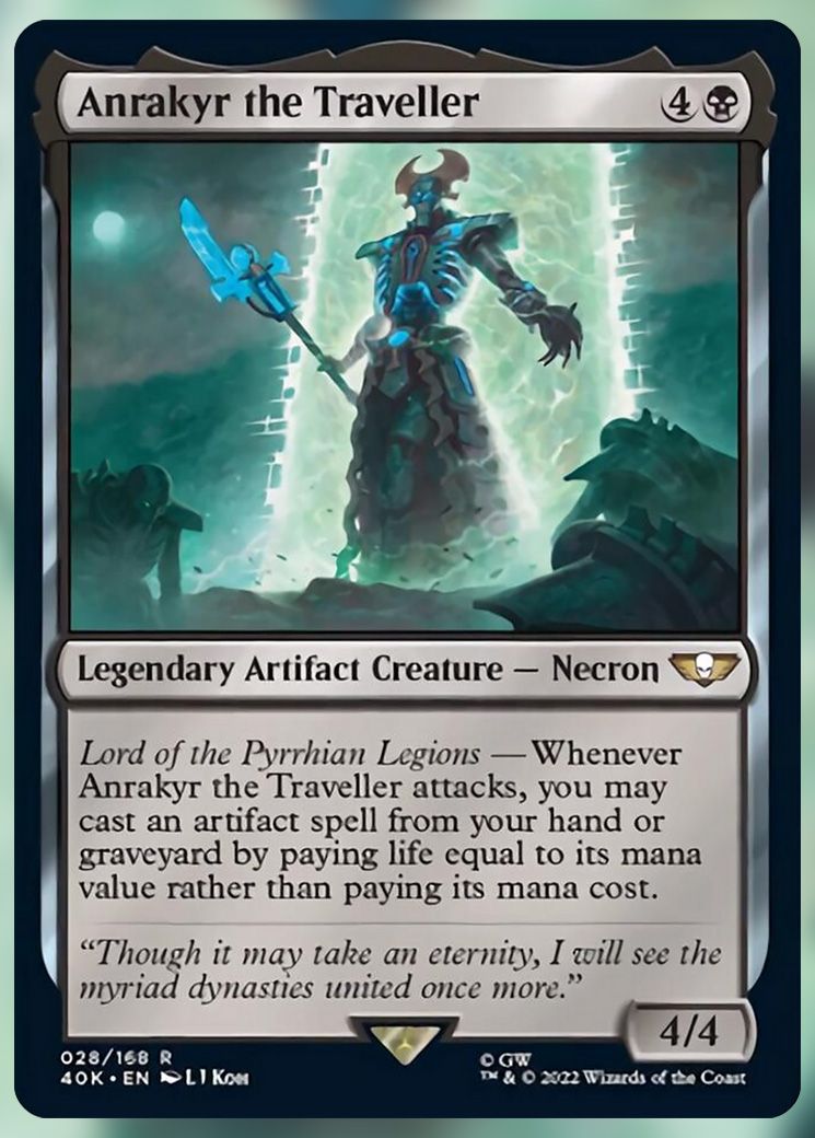 Every Card In The Warhammer 40K Necron Dynasties Commander Deck – MTG