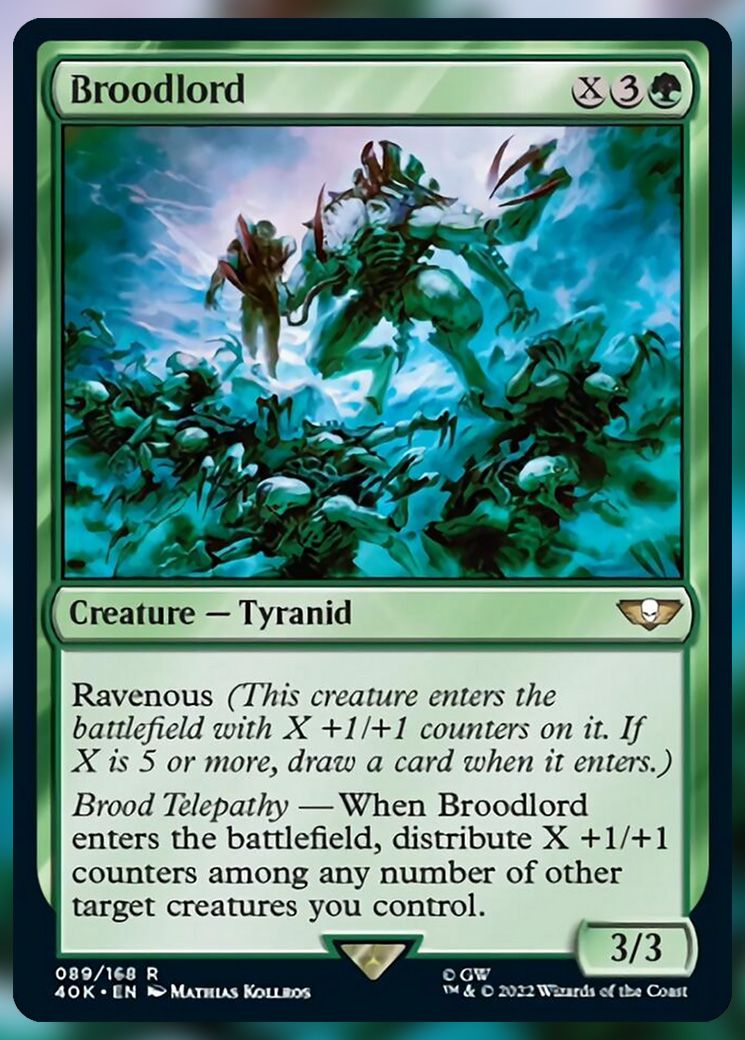 Every New Card In The Warhammer 40K Tyranid Swarm Commander Deck – MTG