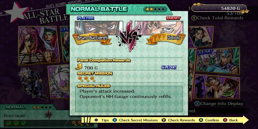 How Many Secret Missions Are In All-Star Battle Mode Part 5 In JoJo's ...