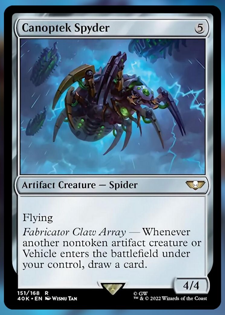 Every Card In The Warhammer 40K Necron Dynasties Commander Deck – MTG