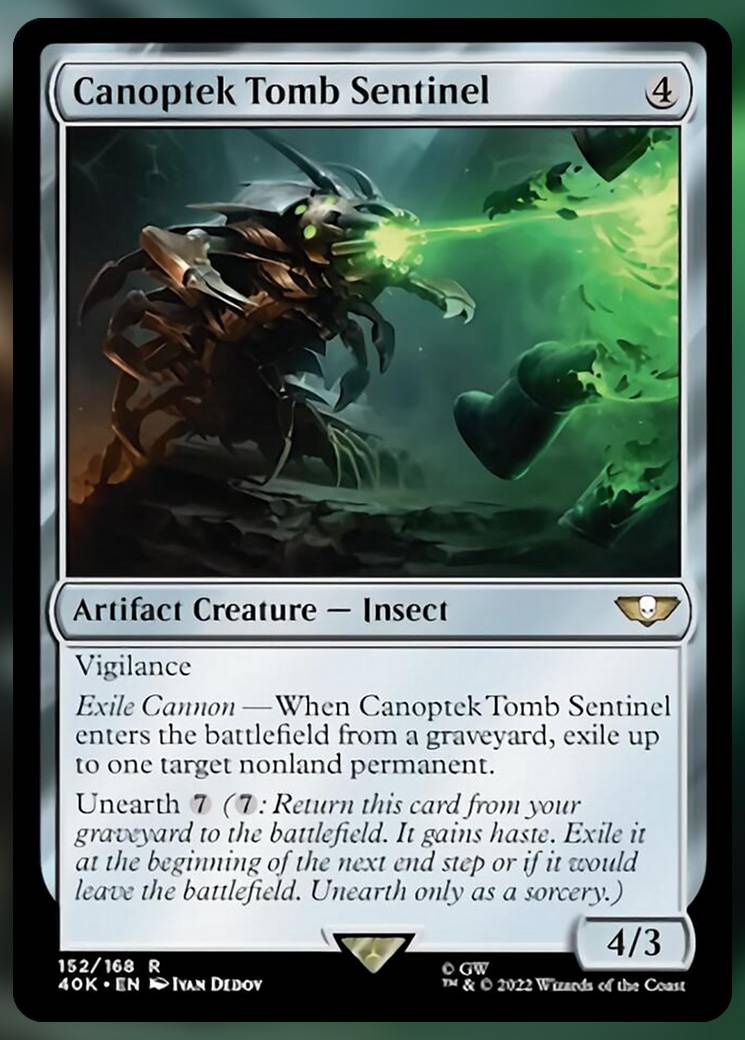 Every Card In The Warhammer 40K Necron Dynasties Commander Deck – MTG