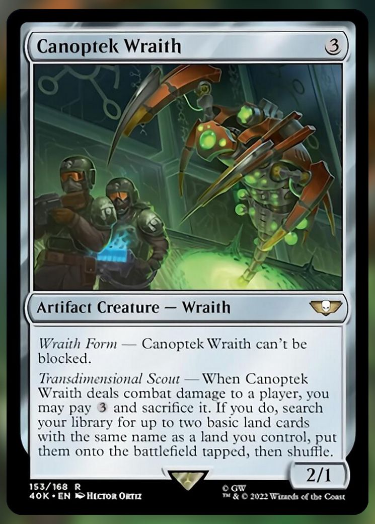 Every Card In The Warhammer 40K Necron Dynasties Commander Deck – MTG