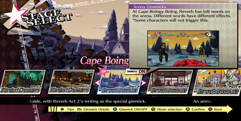 How Do You Activate Arena Gimmicks In JoJo's Bizarre Adventure: ASBR?