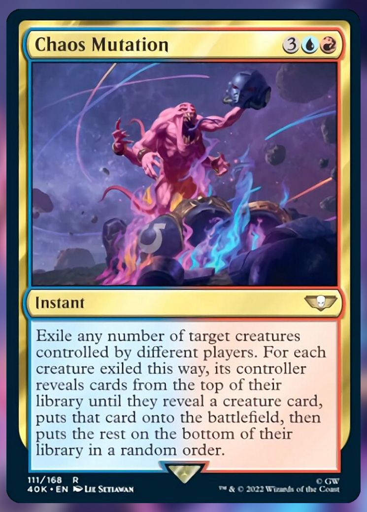 Every Card In The Warhammer 40K The Ruinous Powers Commander Deck – MTG