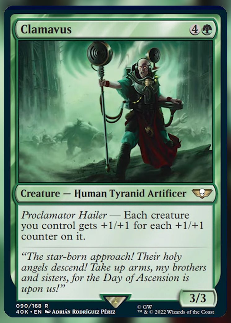 Every New Card In The Warhammer 40K Tyranid Swarm Commander Deck – MTG