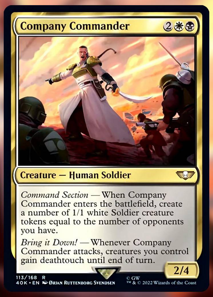 Every Card In The Warhammer 40K Forces Of The Imperium Commander Deck – MTG