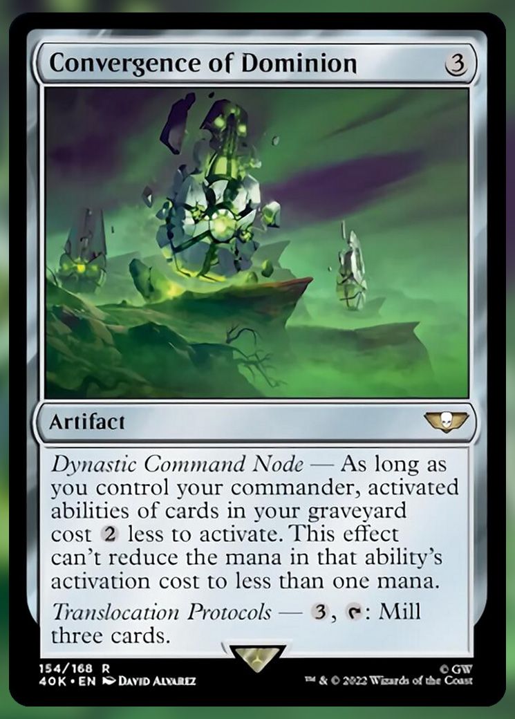 Every Card In The Warhammer 40K Necron Dynasties Commander Deck – MTG