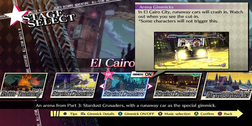 How Do You Activate Arena Gimmicks In JoJo's Bizarre Adventure: ASBR?