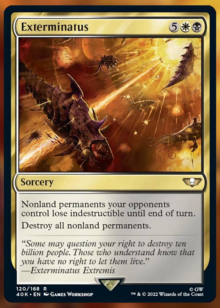 Every Card In The Warhammer 40K Forces Of The Imperium Commander Deck – MTG