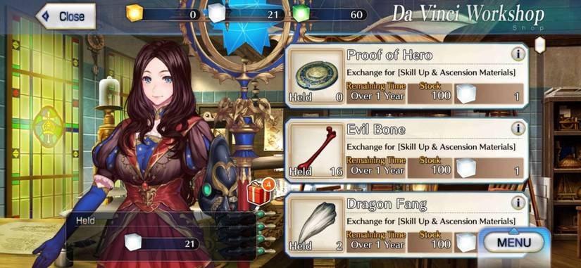 How To Level Up And Ascend Characters In FGO