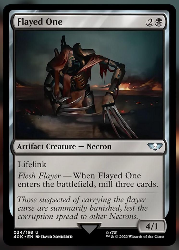 Every Card In The Warhammer 40K Necron Dynasties Commander Deck – MTG