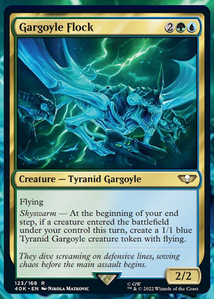 Every New Card In The Warhammer 40K Tyranid Swarm Commander Deck – MTG