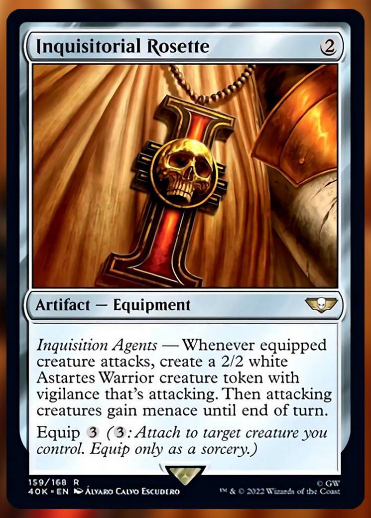 Every Card In The Warhammer 40K Forces Of The Imperium Commander Deck – MTG