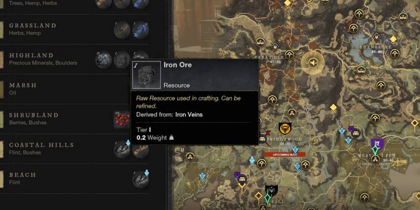 Where To Find Iron Ore In New World
