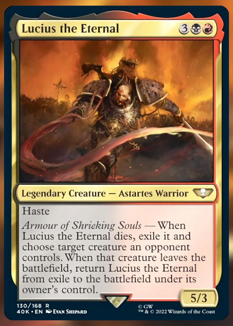 Every Card In The Warhammer 40K The Ruinous Powers Commander Deck – MTG