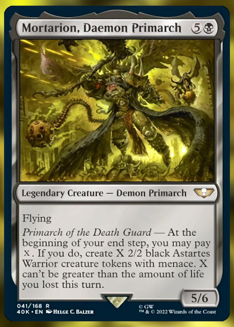 Every Card In The Warhammer 40K The Ruinous Powers Commander Deck – MTG