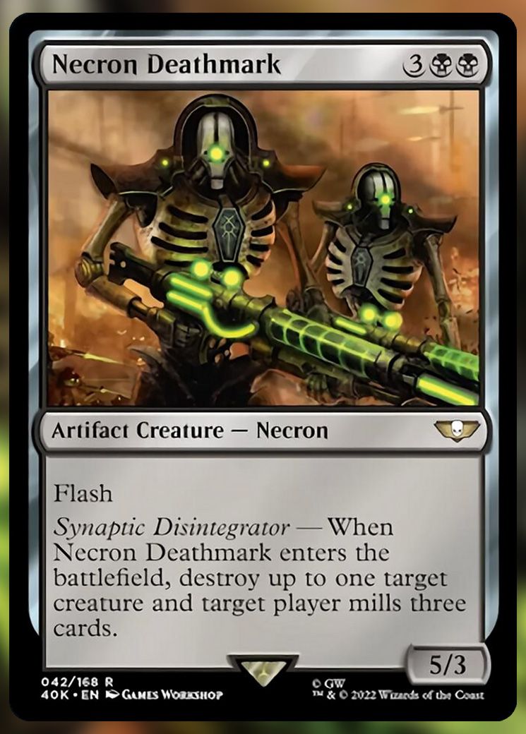 Every Card In The Warhammer 40K Necron Dynasties Commander Deck – MTG