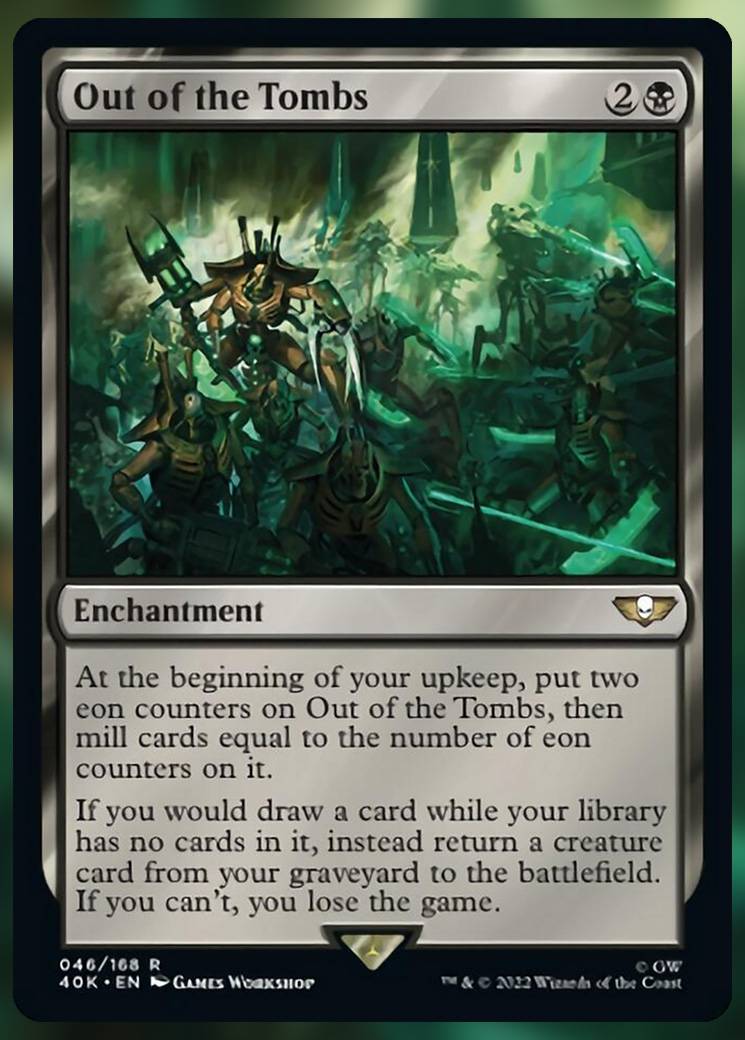 Every Card In The Warhammer 40K Necron Dynasties Commander Deck – MTG